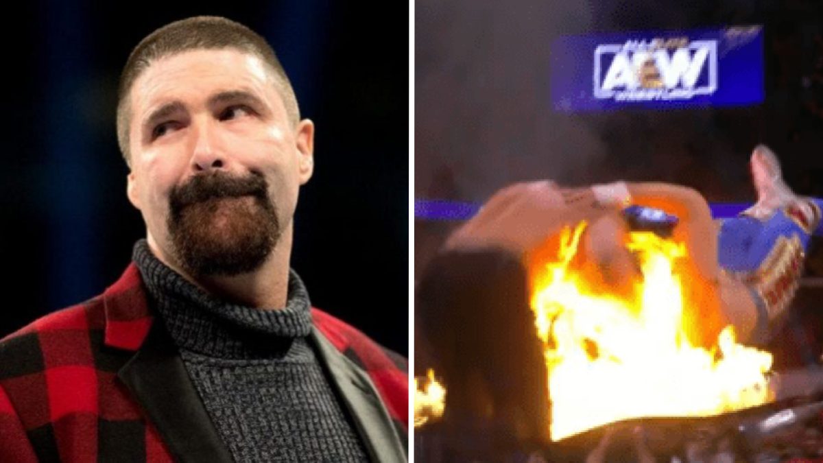 Mick Foley Reacts To Cody Rhodes AEW Flaming Table Spot - WrestleTalk