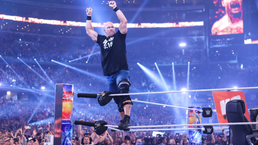 Stone Cold Giving The Finger