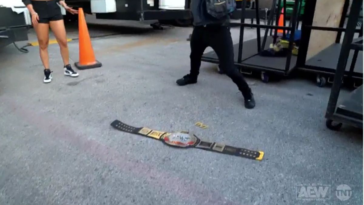 Sammy Guevara And Frankie Kazarian Destroy TNT Championship Belt - WrestleTalk