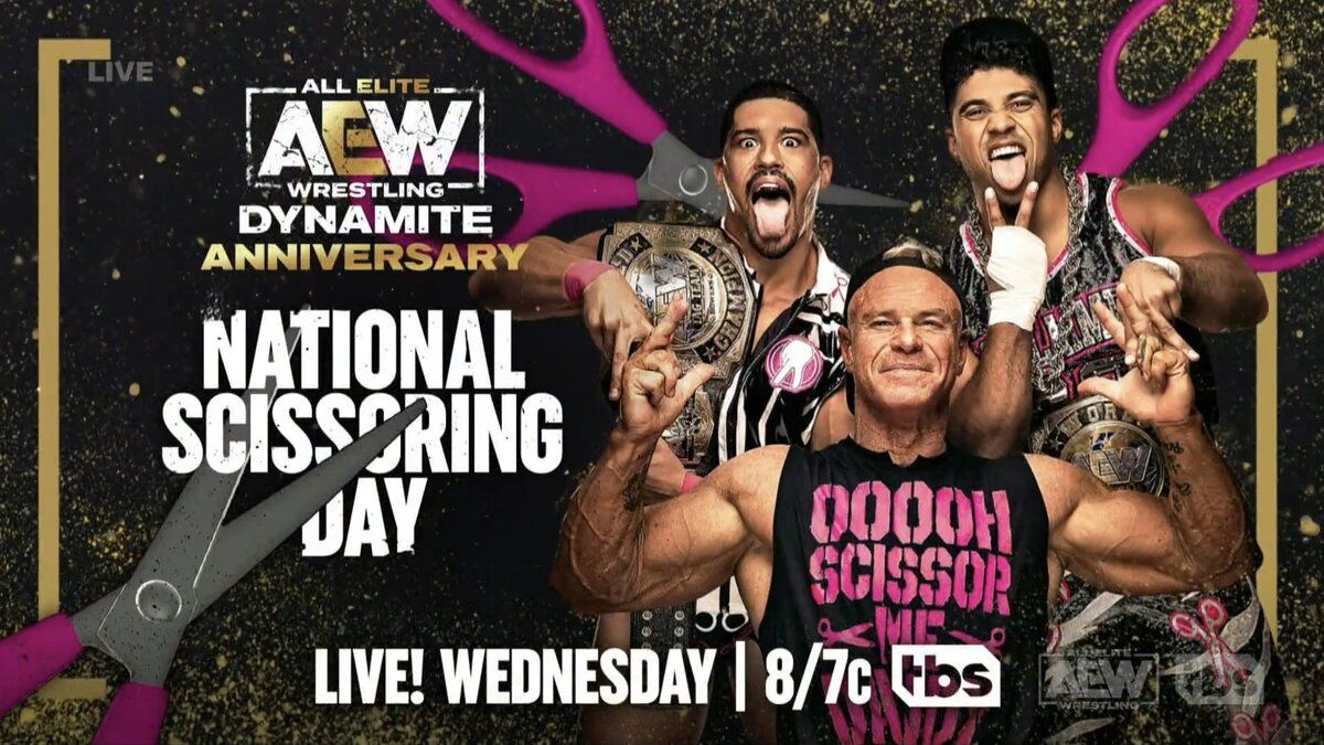 'National Scissoring Day' Celebration Set For October 5 AEW Dynamite ...