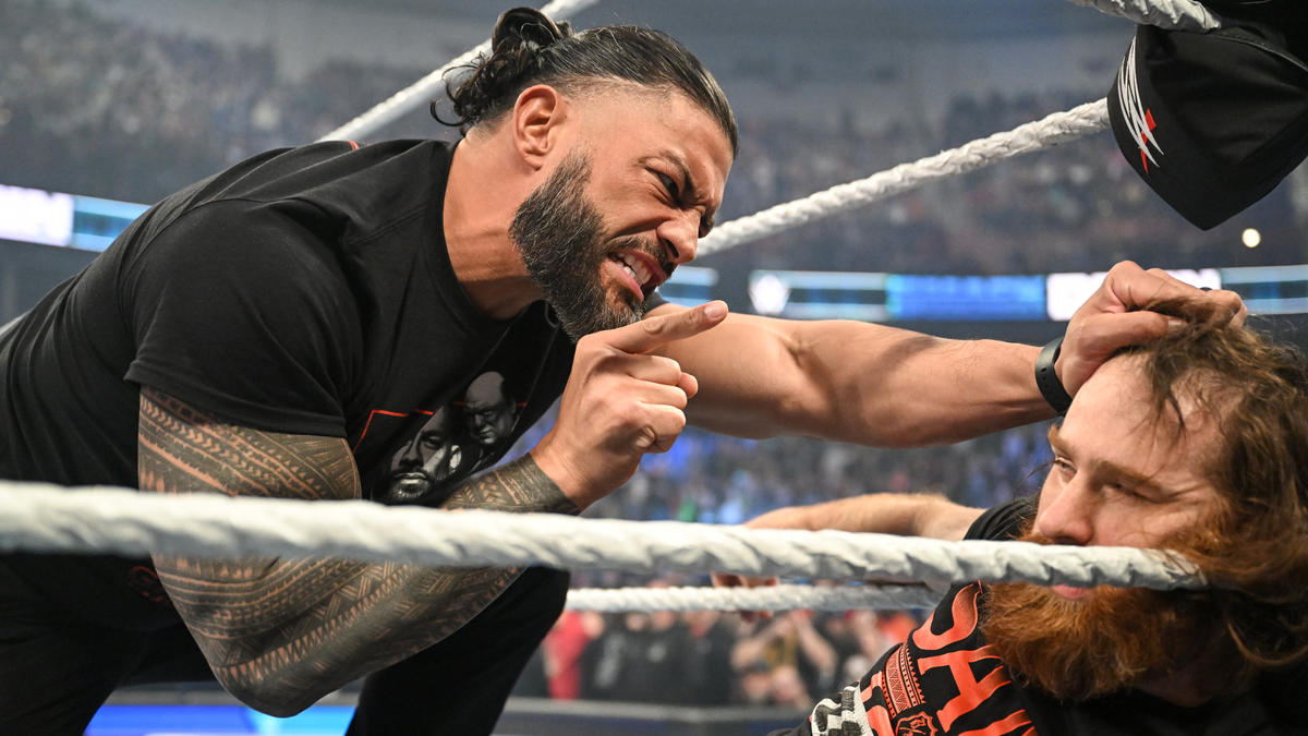 WWE Releases Incredible Elimination Chamber Poster With Roman Reigns & Sami Zayn - WrestleTalk