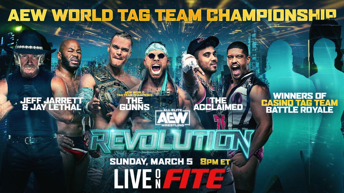 Surprise Team Added To Tag Team Championship Match At AEW Revolution - WrestleTalk
