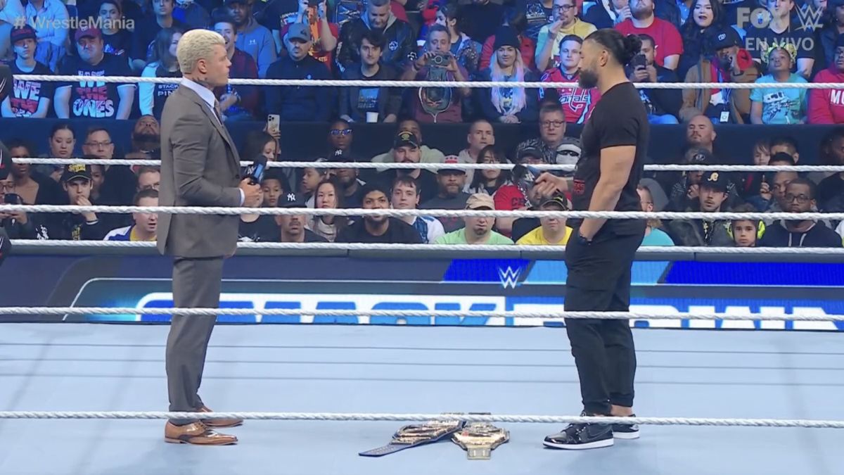 Roman Reigns & Cody Rhodes Come Face To Face On SmackDown - WrestleTalk