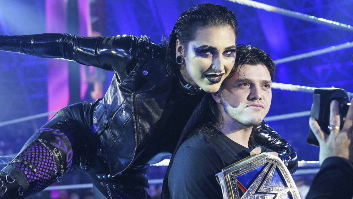 Rhea Ripley & Dominik Mysterio Respond To Being Namedropped At AEW Double Or Nothing - WrestleTalk