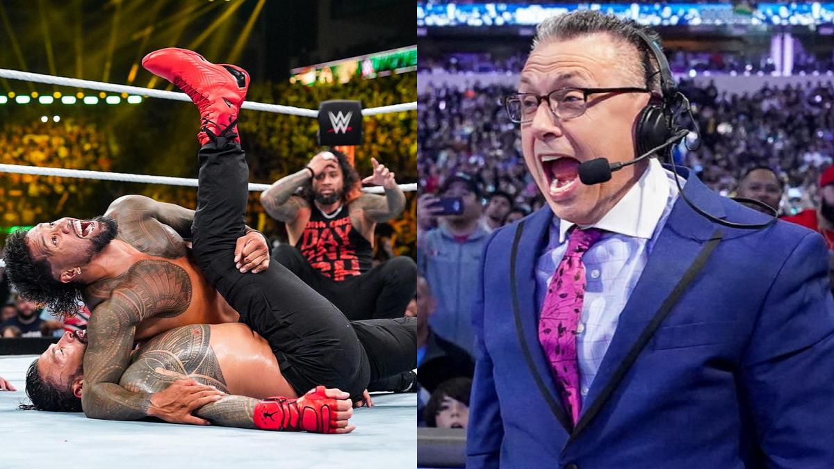 VIDEO: Michael Cole's Passionate Reaction To Jey Uso Pinning Roman Reigns - WrestleTalk