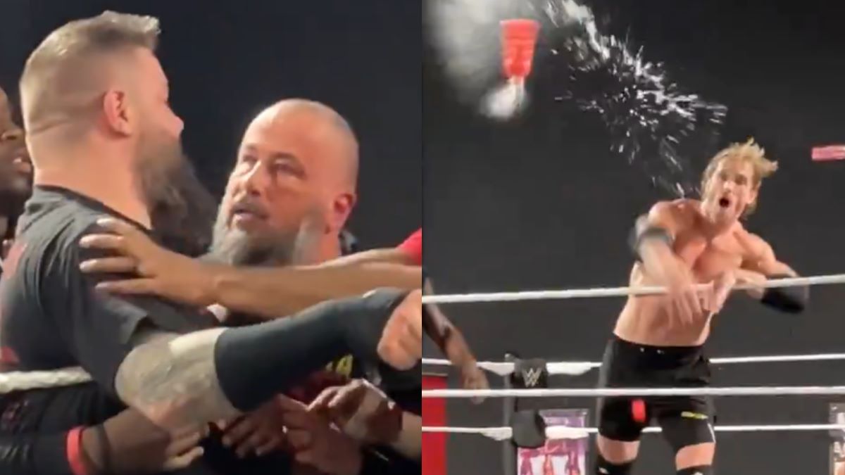 Video Shows Logan Paul & Kevin Owens Fighting Backstage Ahead Of WWE Royal Rumble - WrestleTalk