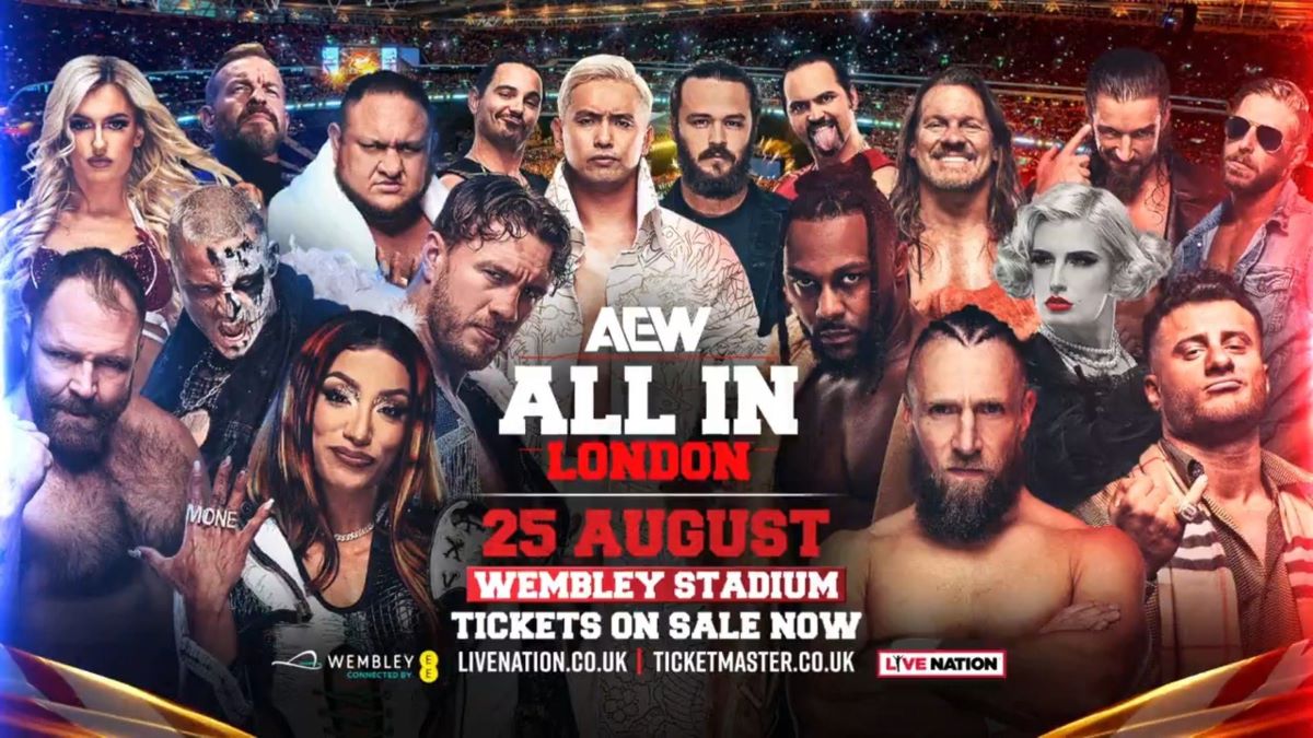 AEW All In London 2024 Wembley Stadium Setup Revealed - WrestleTalk