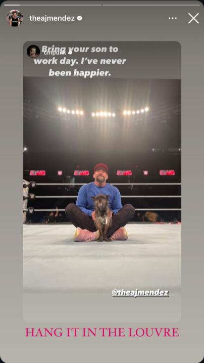 AJ Lee Reacts To WWE Raw Backstage Photo - WrestleTalk
