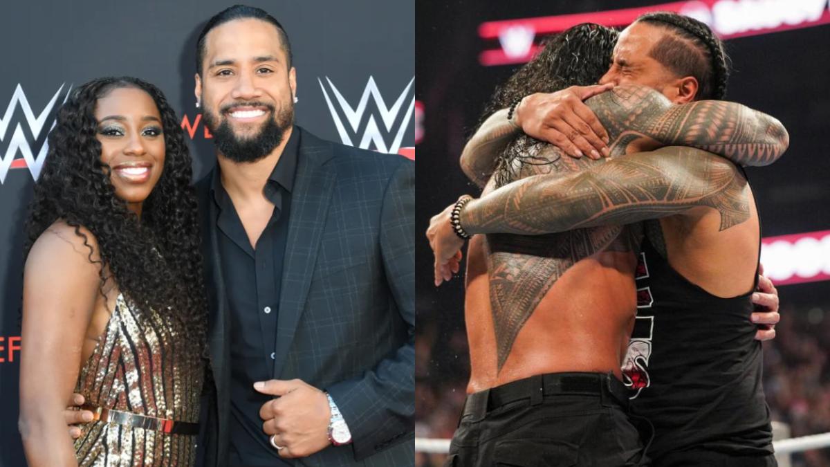 Naomi Reacts To Jimmy Uso WWE Return At Bad Blood 2024 - WrestleTalk Naomi Reacts To Jimmy Uso WWE Return At Bad Blood 2024 - WrestleTalk