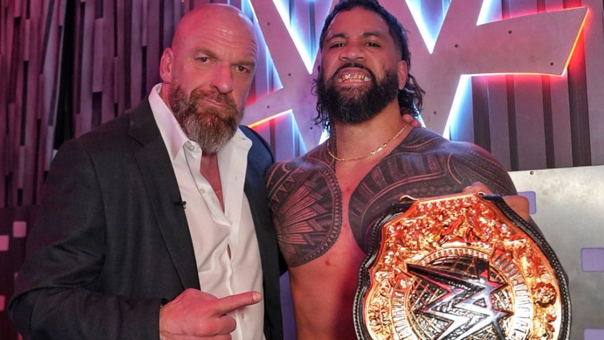 Triple H Reacts To Jey Uso Winning World Heavyweight Championship At ...