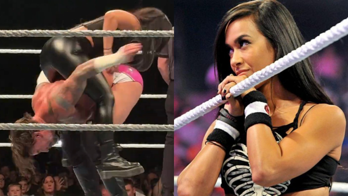 AJ Lee Reacts To CM Punk & Roxanne Perez WWE Moment - WrestleTalk