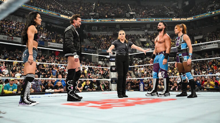 WWE's CM Punk & AJ Lee Discuss Relationships With Seth Rollins & Becky ...