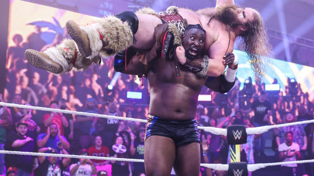 7 WWE Matches For Oba Femi Before Brock Lesnar At WrestleMania ...